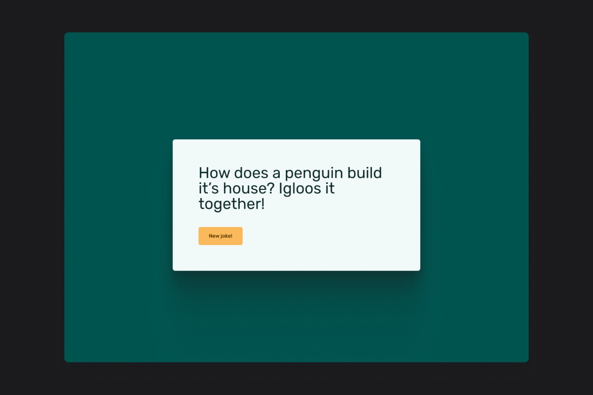 Skillthrive | Dad joke generator code challenge