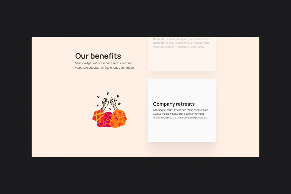 Skillthrive | Scroll reveal with variants code challenge